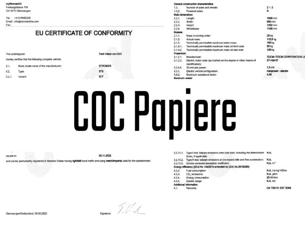 COC Papiere